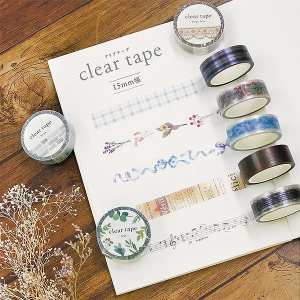Clear Tape leaf - Bullet Journal | Moshi Moshi Paris