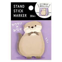 Mémo Marque Page Loutre - Kawaii & Fun | Moshi Moshi Paris