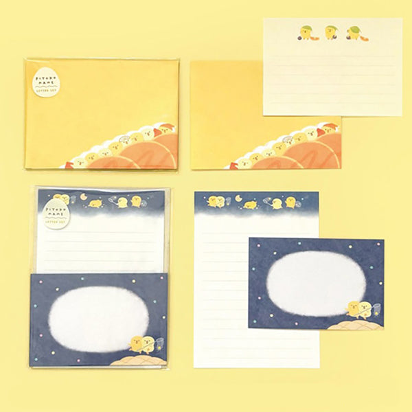 Papier Lettre & Enveloppe - Poussin Piyoko Bean | Moshi Moshi