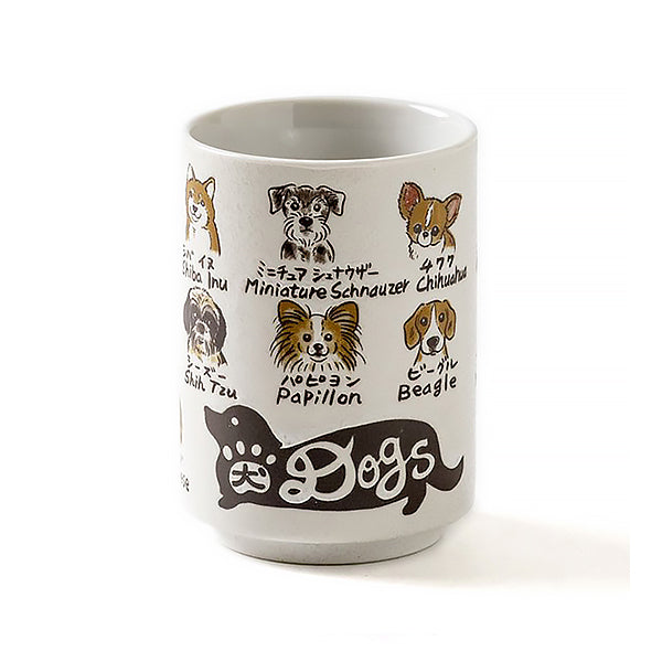 Tasse à Thé Japan Dogs - Made in Japan | Moshi Moshi Boutique Paris