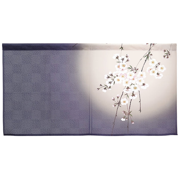 Noren Evening Sakura Moon - Déco Japonaise | Moshi Moshi Paris