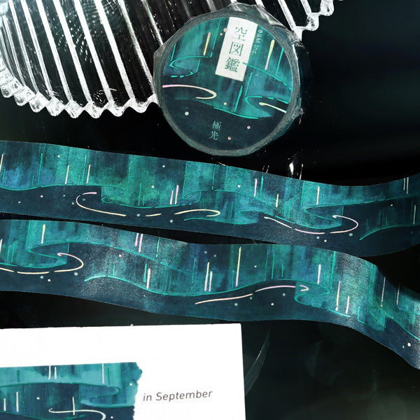 Washi Tape Sky Chart - Polar Night | Moshi Moshi Paris Japan