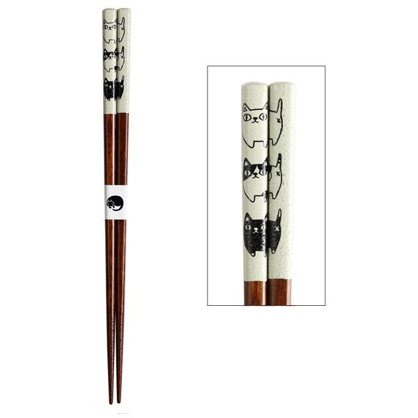 Baguette Wakasa Neko Cat Hello - Made in Japan | Moshi Moshi Paris