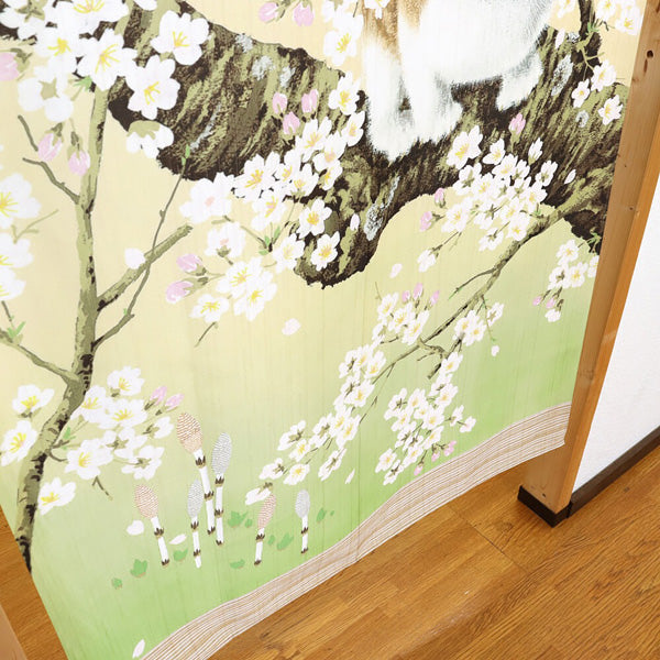 Noren Chat Spring Cat - Made in Japan | Moshi Moshi Boutique Paris