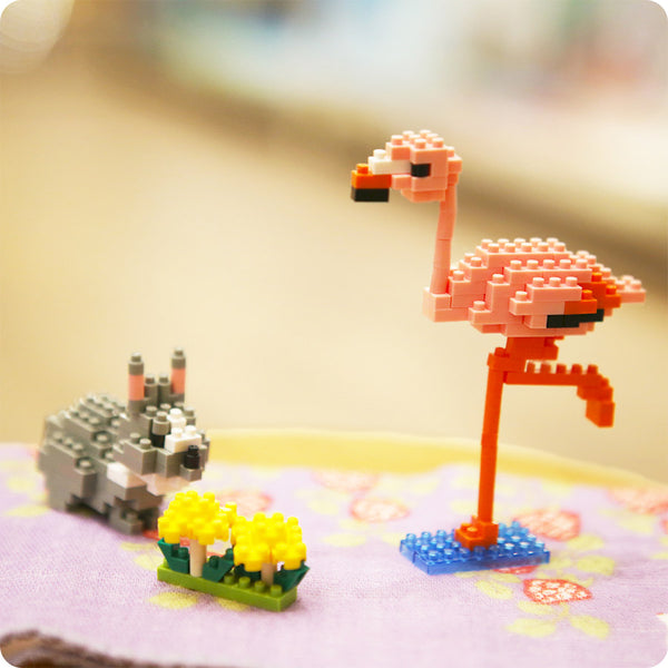 Nanoblock Flamand rose - Nanoblock Flamingo Lego Moshi Moshi Paris