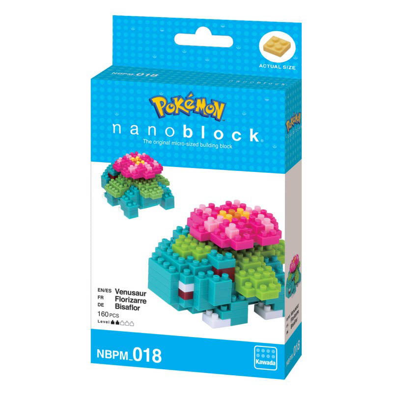 Nanoblock Pokemon Florizarre - Lego | Moshi Moshi Paris Boutique