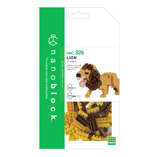 Nanoblock Lion - Nouvelle Version, Lego | Moshi Moshi Boutique Paris